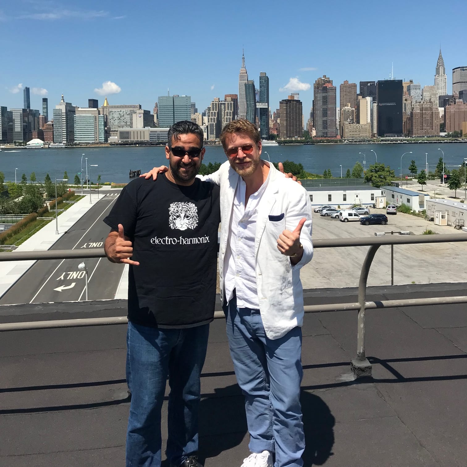 Ted Dwane Visits EHX - Electro-Harmonix